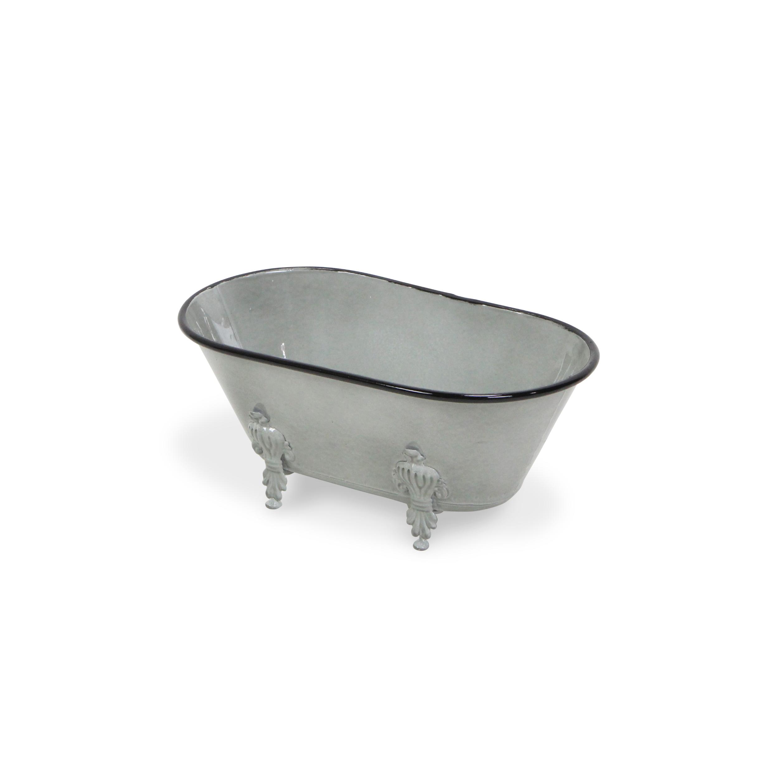 Jumbo Light Gray Bathtub Decorative Sculpture - Hello Luxury Life